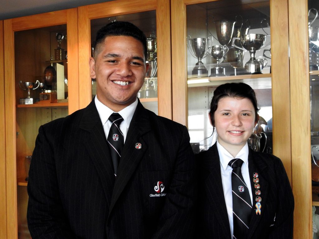 Head Boy and Head Girl 2017 – Glenfield College