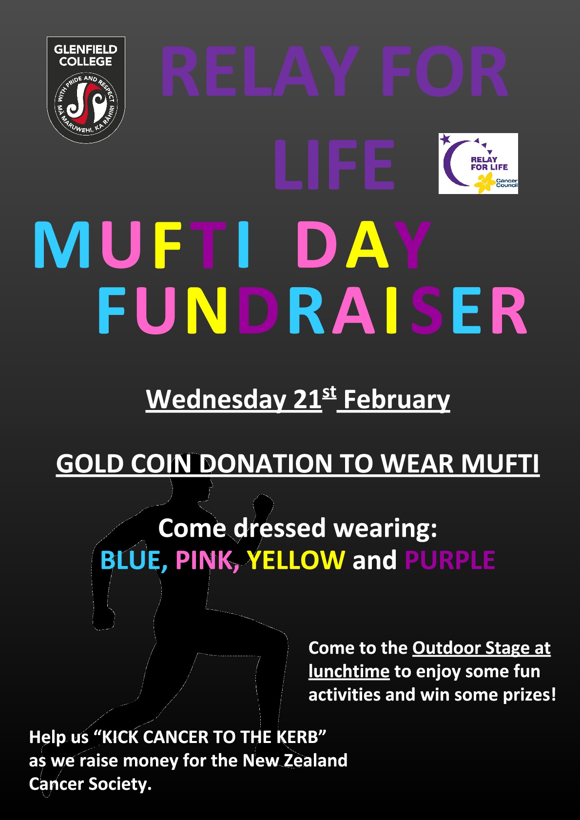Mufti Day Next Wednesday – Glenfield College